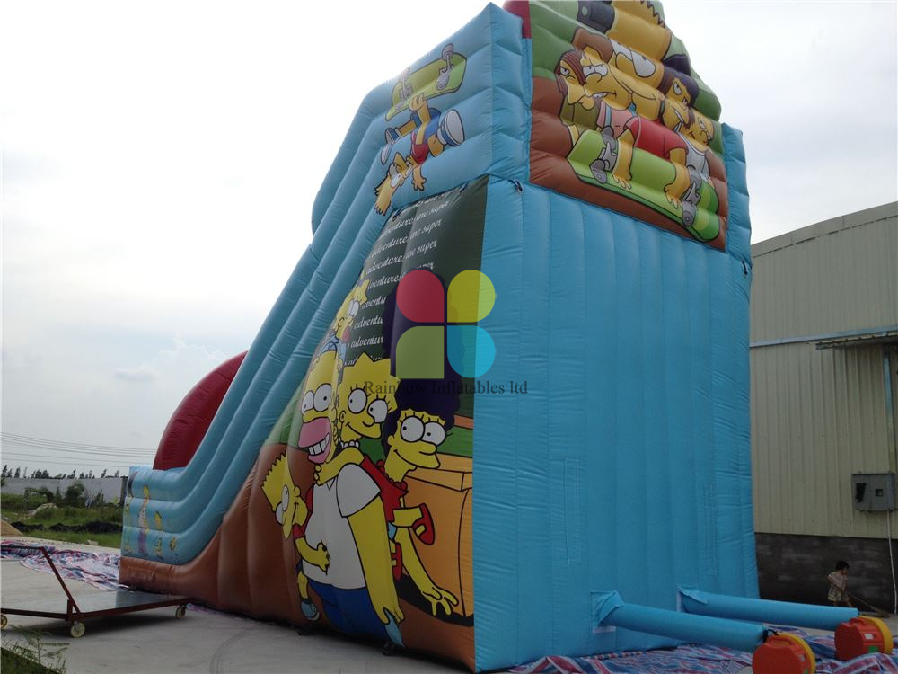 The Simpsons Slide from China manufacturer - Rainbow Inflatables ltd