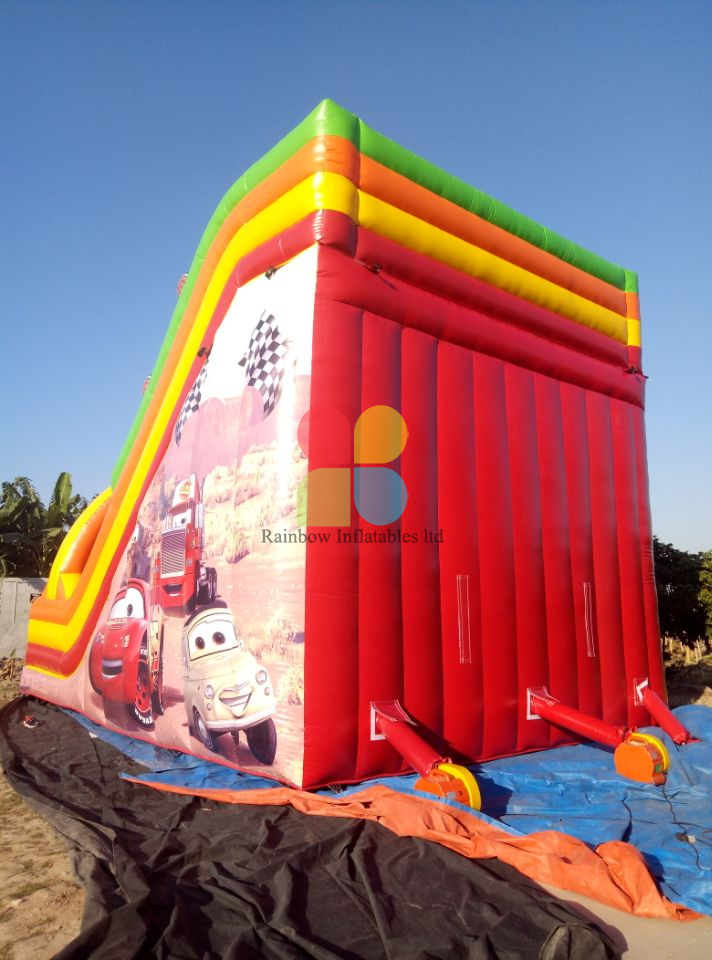 Inflatable Race Car Slide from China manufacturer - Rainbow Inflatables ltd