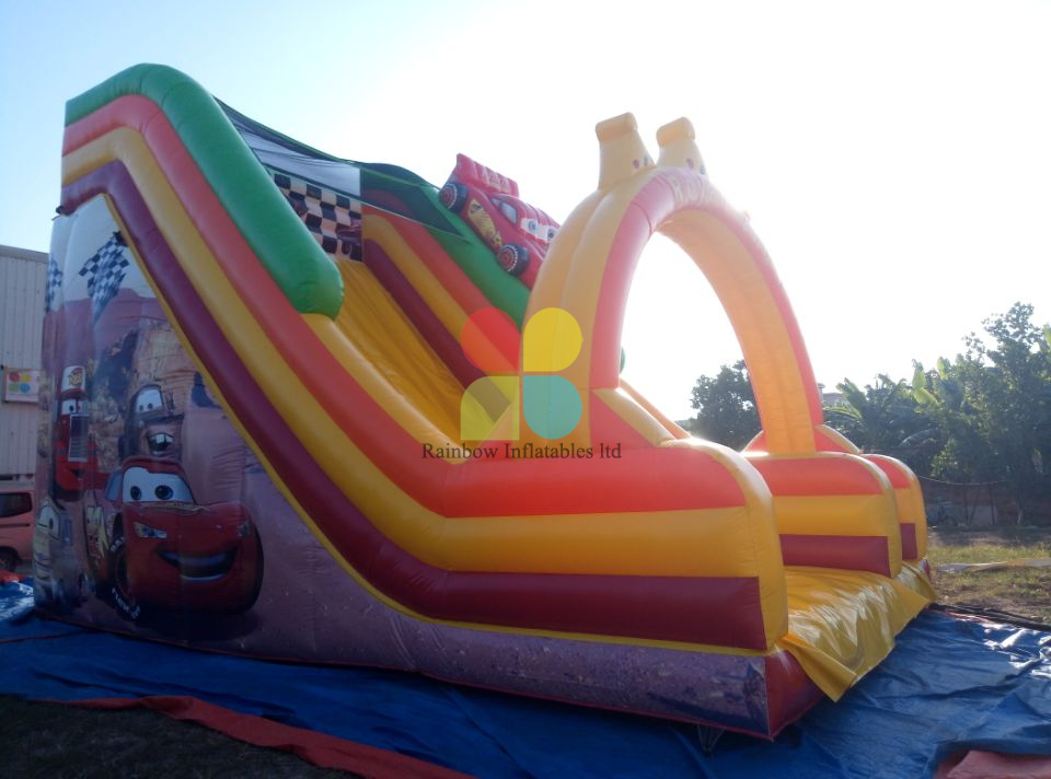 Inflatable Race Car Slide from China manufacturer - Rainbow Inflatables ltd