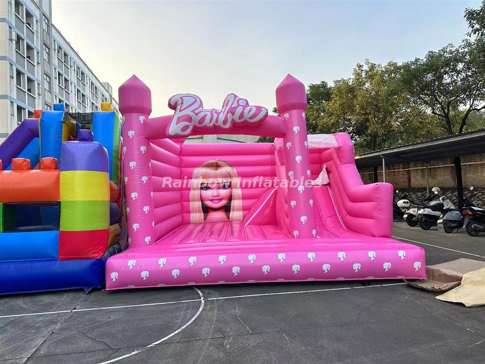 Top Selling Barbie Princess Castle for Sale, Inflatable Barbie Princess ...